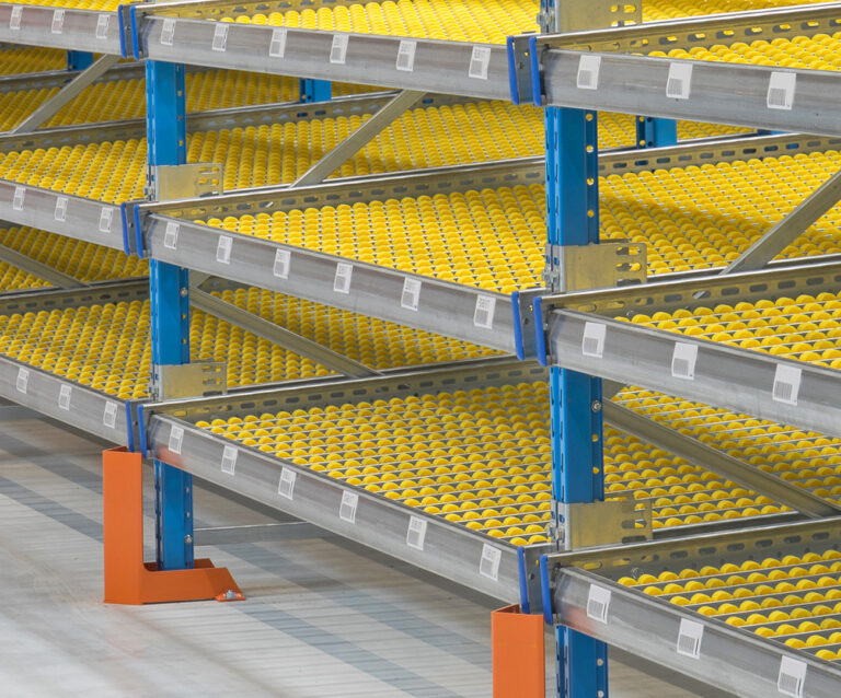 Carton Flow Rack Inclined Pitched Racks Phoenix | Pallet Racks Las Vegas