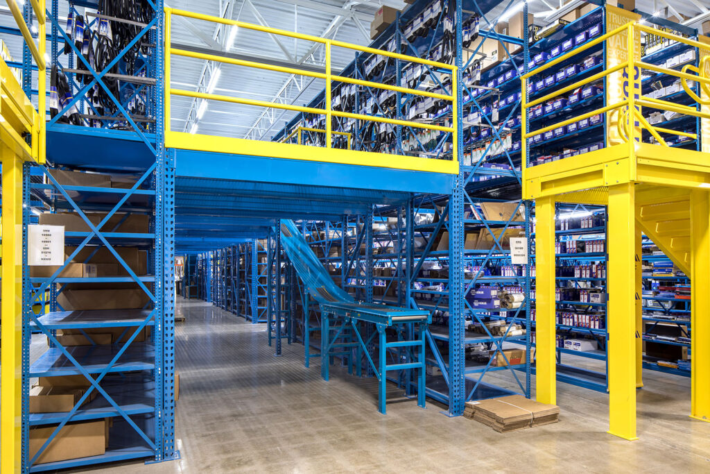 Shelving Mezzanines by Industrial Storage MHS in Phoenix, Arizona